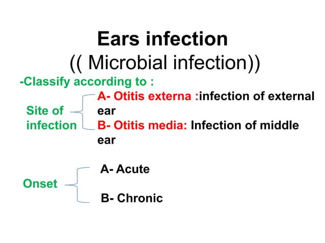Ears infection | PPT