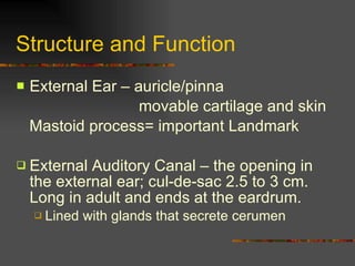 NurseReview.Org - Ears Nose Throat Mouth Nursing Lecture | PPT