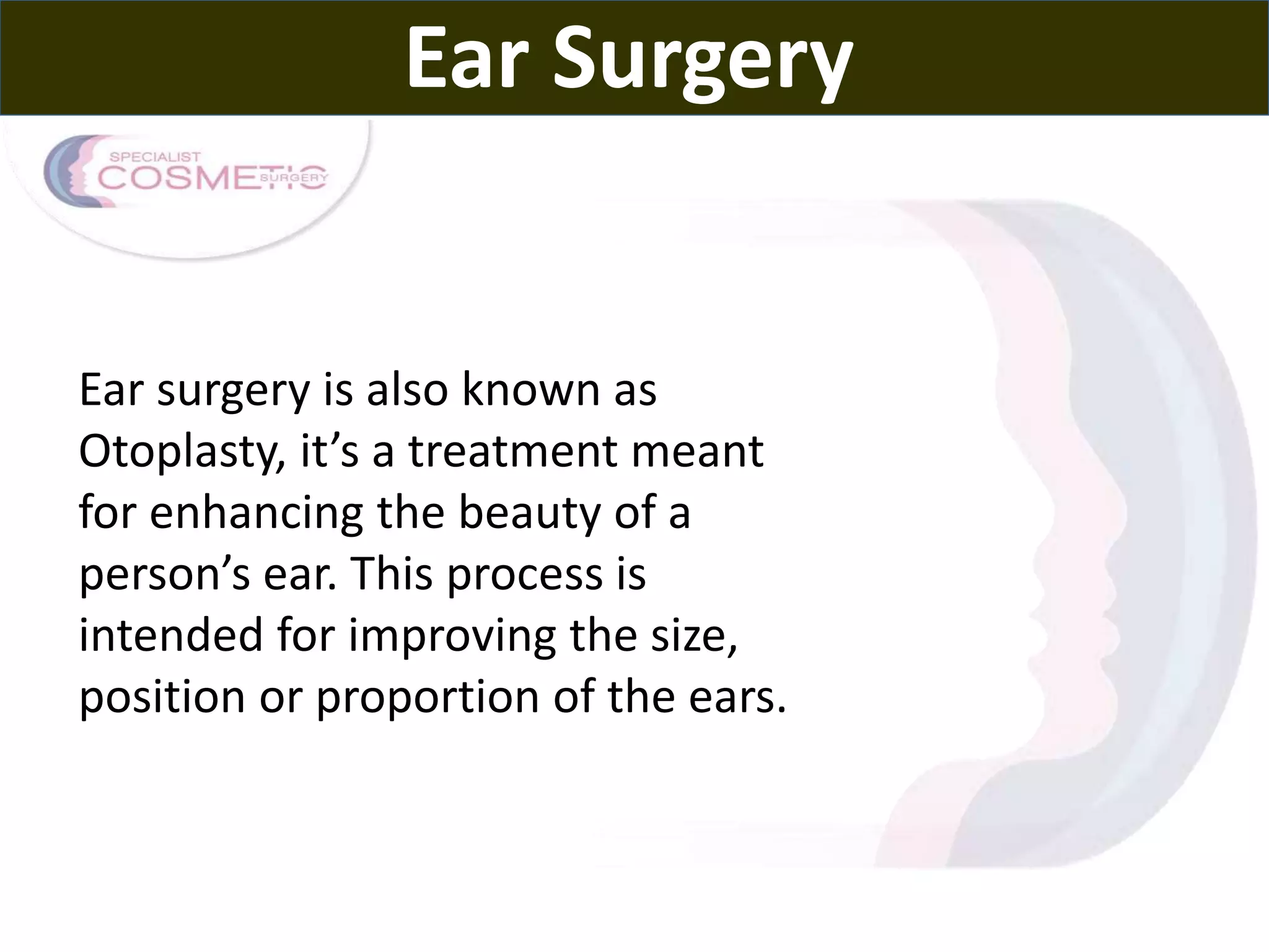 An overview of Ear Surgery | PPT