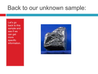 Mineral Identification Test | PPT