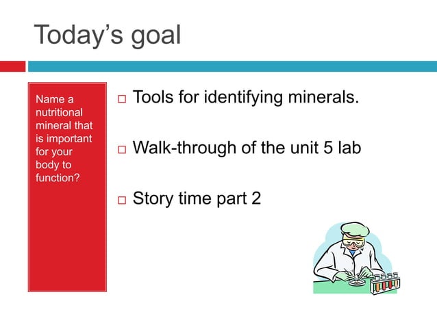 Mineral Identification Test | PPT