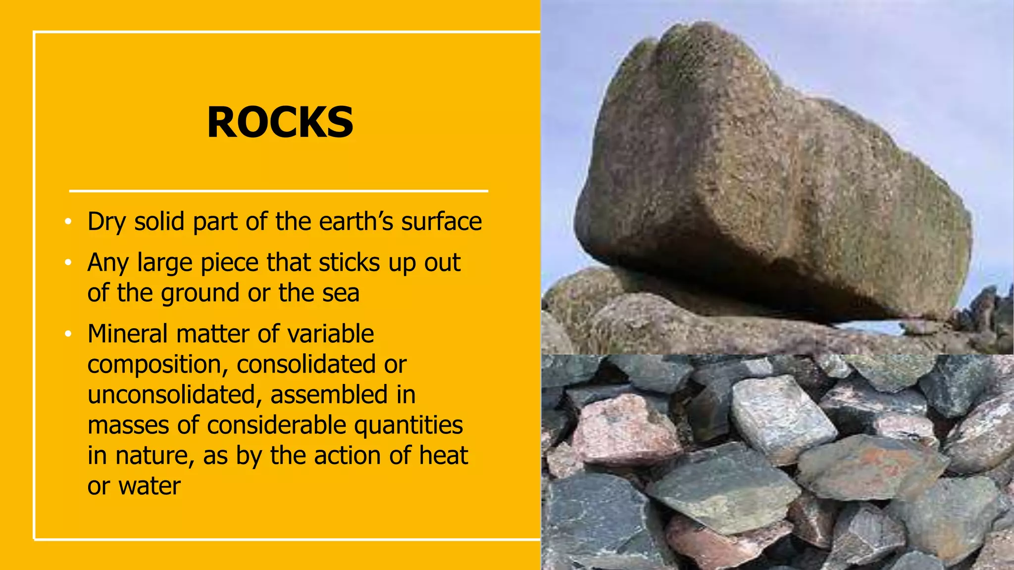 Minerals and Rocks | PPTX