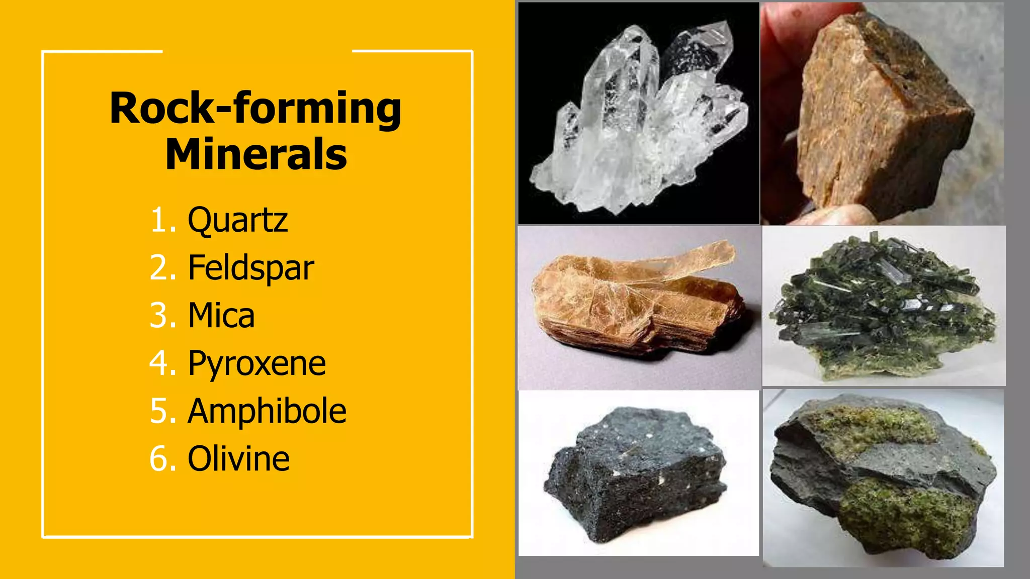 Minerals and Rocks | PPTX