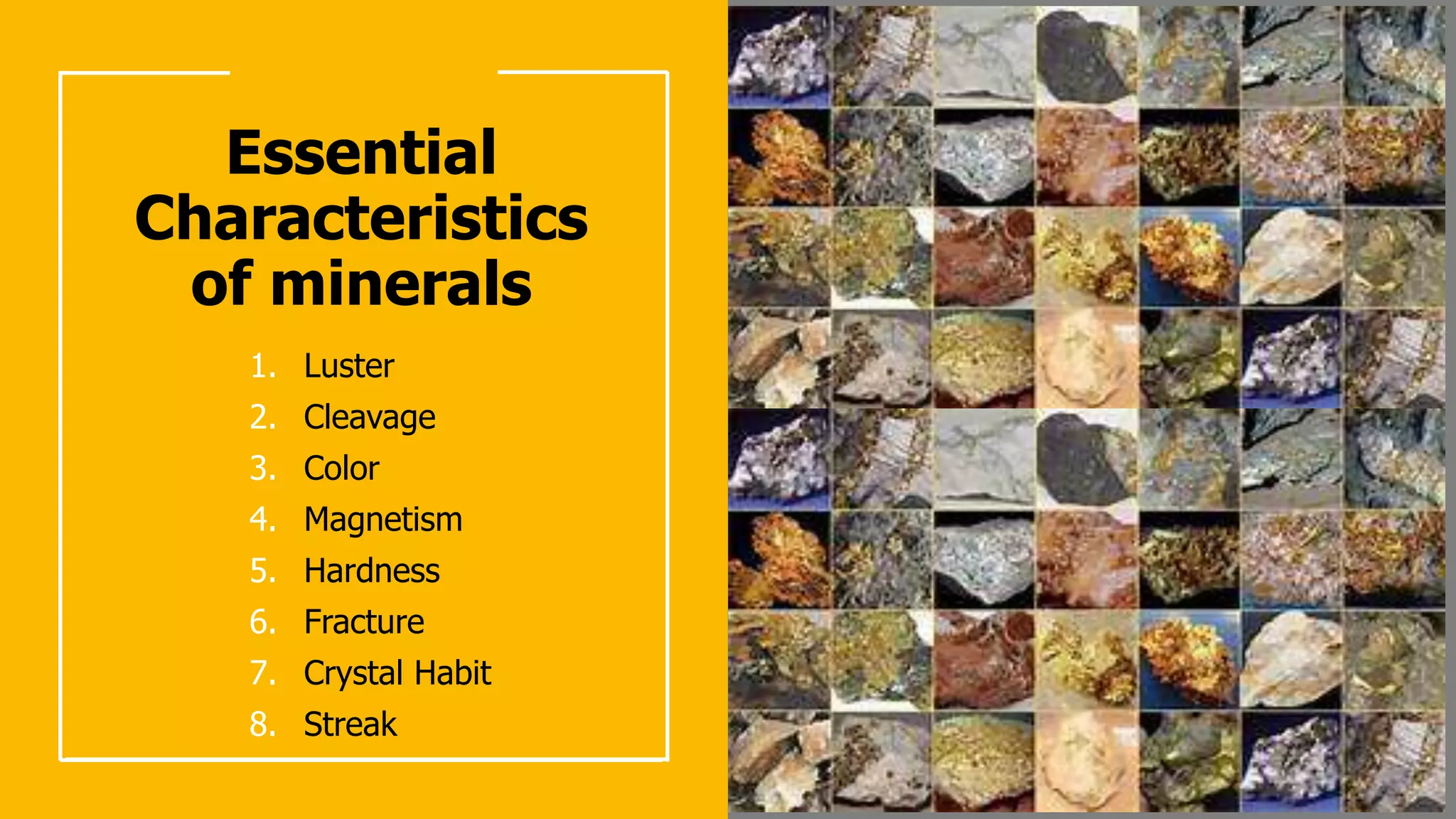 Minerals and Rocks | PPTX