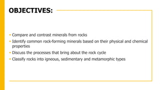 Minerals and Rocks | PPTX