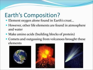 Earth.pptthe be planet earth evolution 11 | PPT