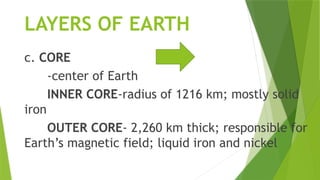 Earth-and-Earth-Systems1.pptxparts and the uses | PPT | Free Download