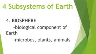 Earth-and-Earth-Systems1.pptxparts and the uses | PPT | Free Download
