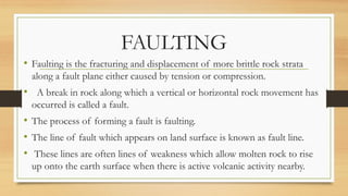 EARTH-AND-LIFE SCIENCE DIFFERENT TYPES OF FAULTS pptx | PPTX