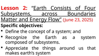 Earth-and-Life-Science-Lesson-2. slideshow presentation | PPTX