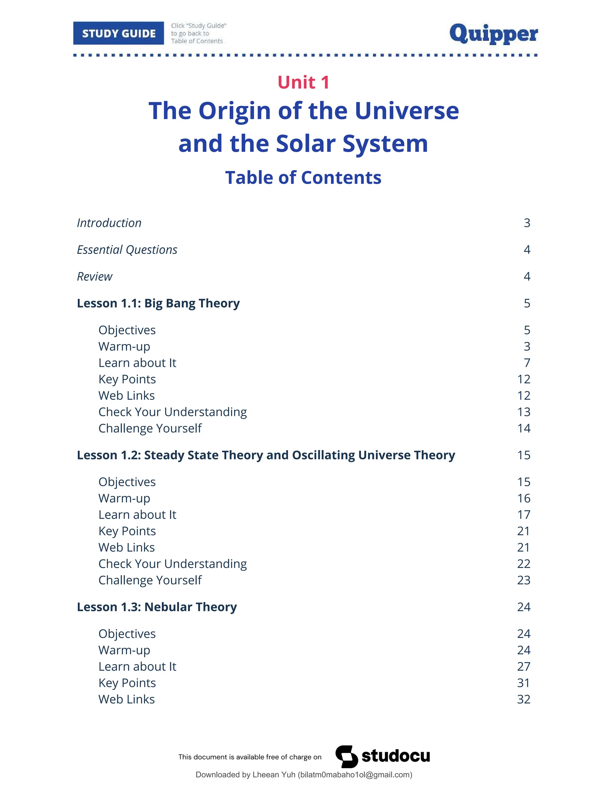 earth-and-life-science-shs-unit-1-the-origin-of-the-universe-and-the ...