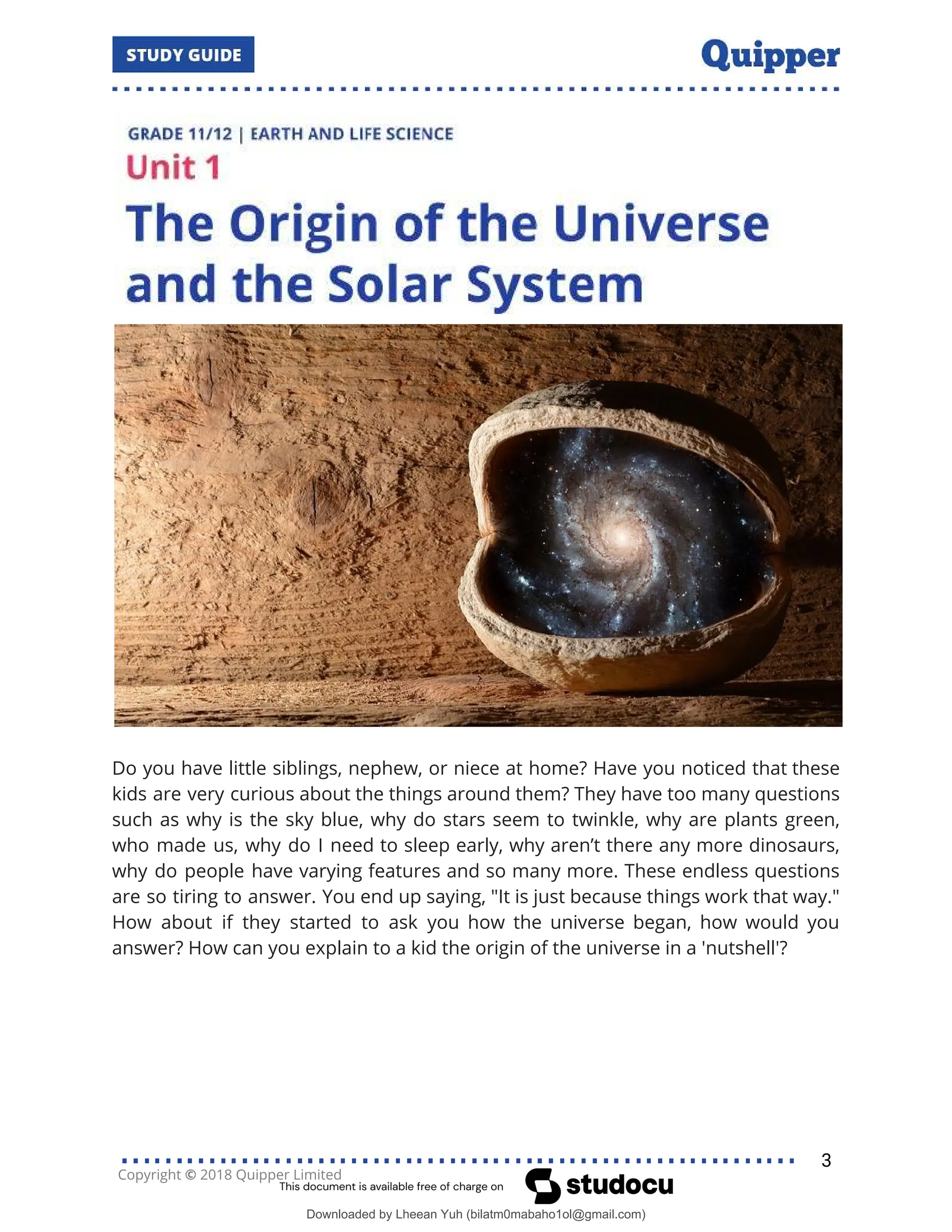earth-and-life-science-shs-unit-1-the-origin-of-the-universe-and-the ...