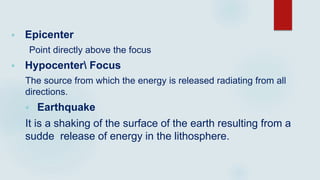 ENHANCED SCIENCE EARTHQUAKES- GRADE 7 (FOURTH QUARTER) | PPTX