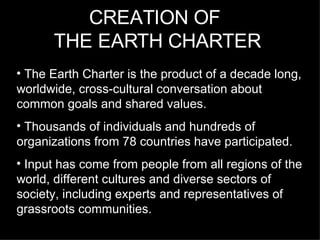 Earth Charter Intro | PPT