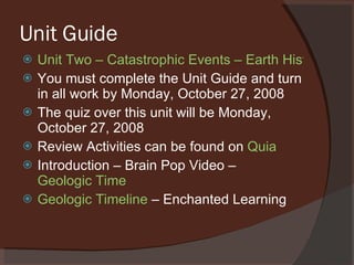 Earth History | PPT
