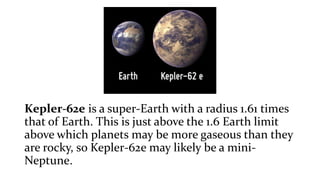 EARTH-LIKE PLANETS(ESCORIAL)..pptx | Chemistry | Science