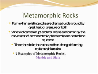 Earth Materials Jess And Heather | PPT