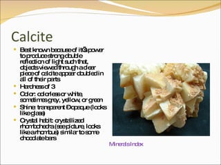 Earth Materials Jess And Heather | PPT