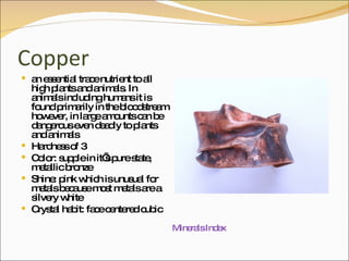 Earth Materials Jess And Heather | PPT