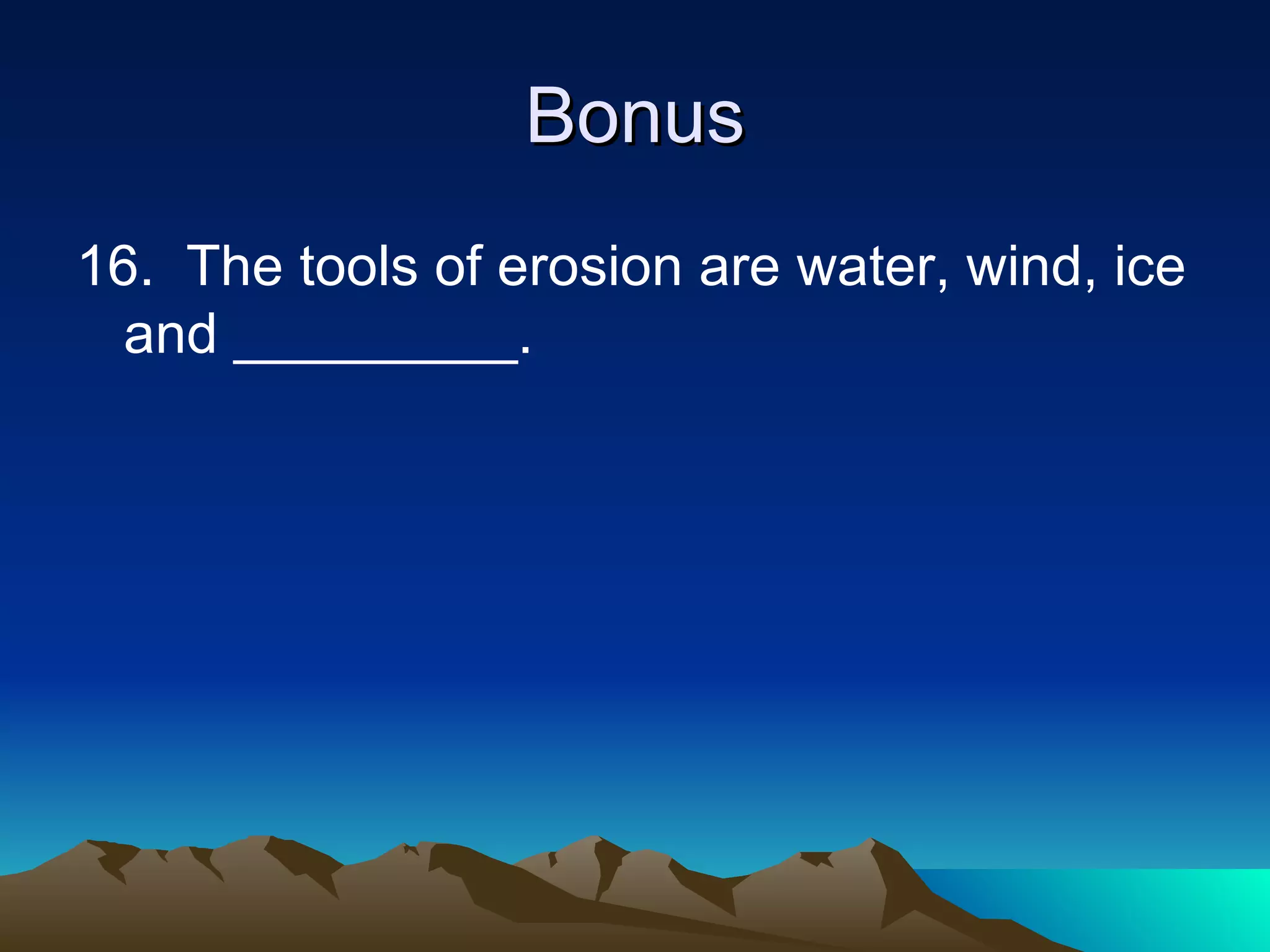 Earth Processes | PPT