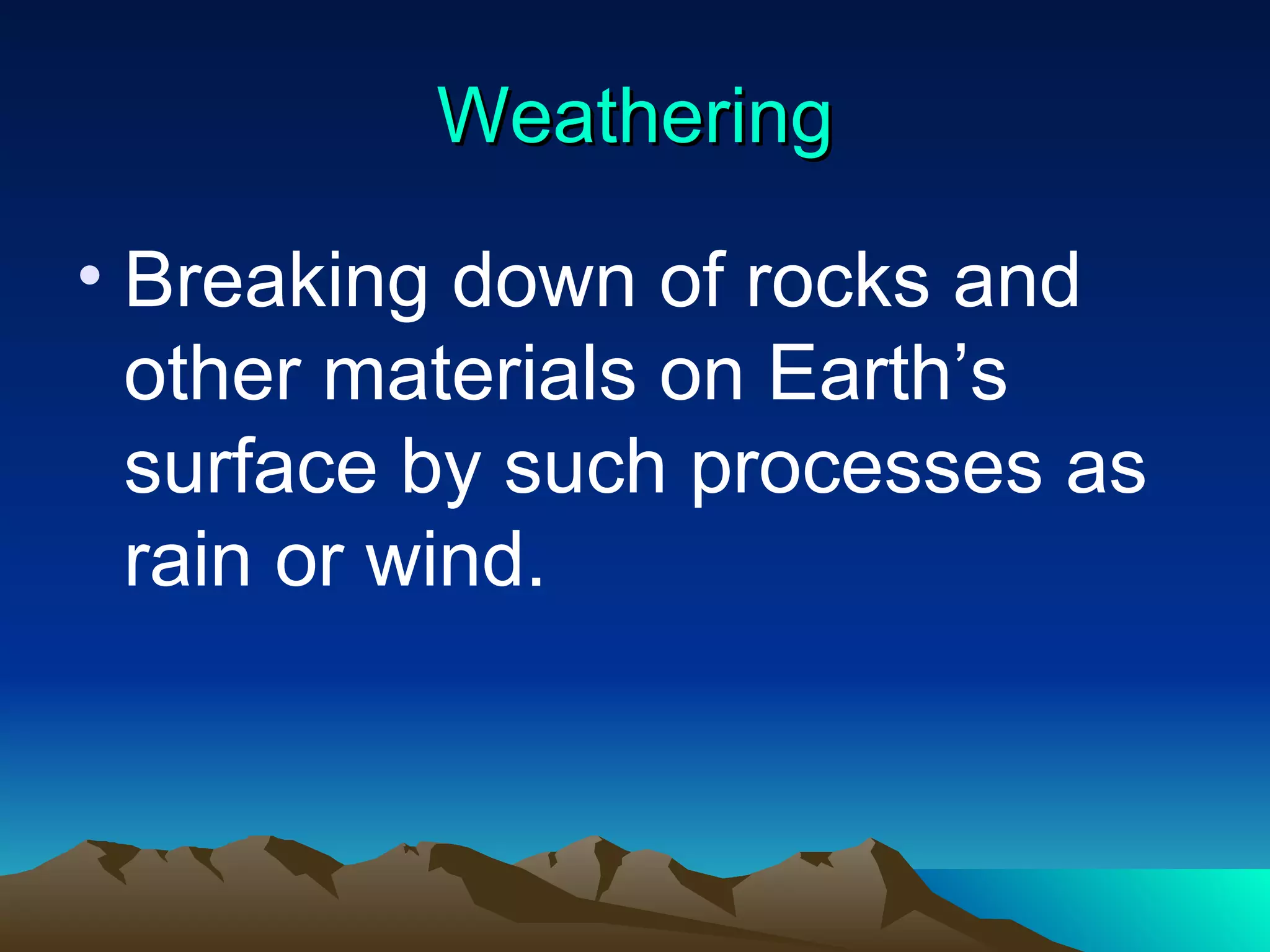 Earth Processes | PPT