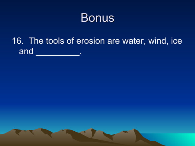 Earth Processes | PPT