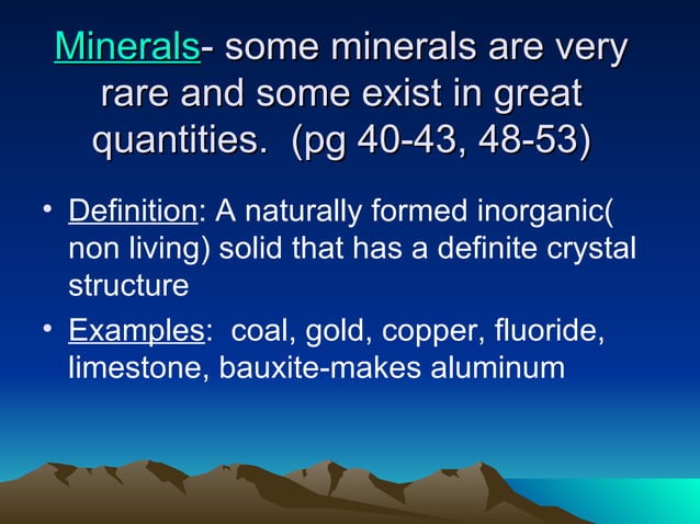Earth Processes | PPT