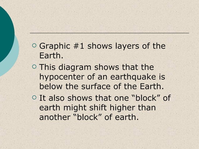 Earth shattering earthquakes | PPT