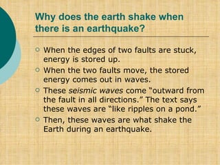 Earth shattering earthquakes | PPT