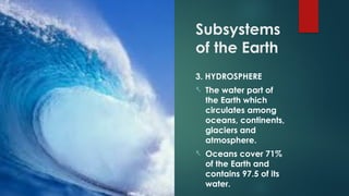 ELs earth pptx subsytem of the earth pptx | PPTX | Geography | Science