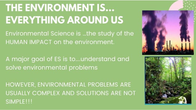 Earth System: Environmental Science for Education | PPT