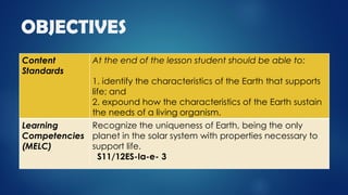 Earth: The Living Planet | PPT