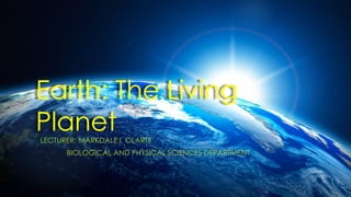 Powerpoint for Earth - The Living Planet | PPTX