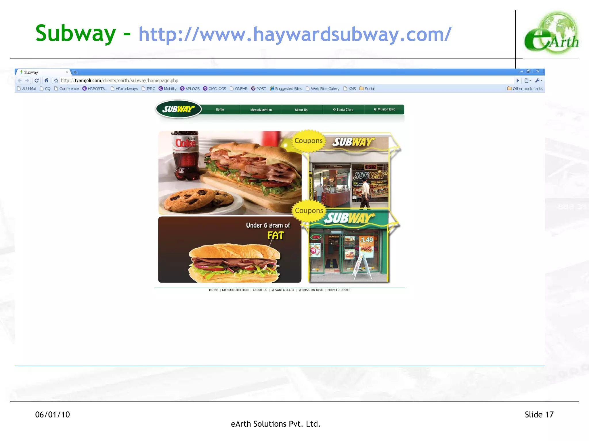 Web Design, Development Portfolio | PPT | Technology & Computing
