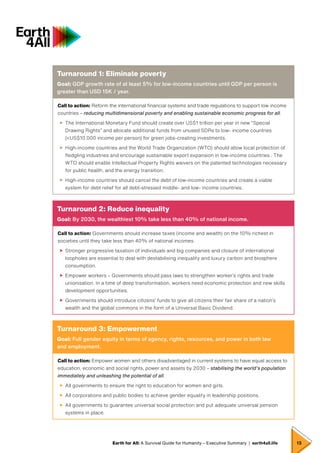 Earth4All: A Survival Guide for Humanity - Executive Summary | PDF