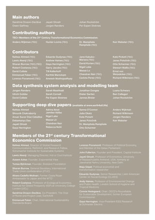 Earth4All: A Survival Guide for Humanity - Executive Summary | PDF