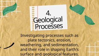 Critical Features in Earth and environmental Science | PPT