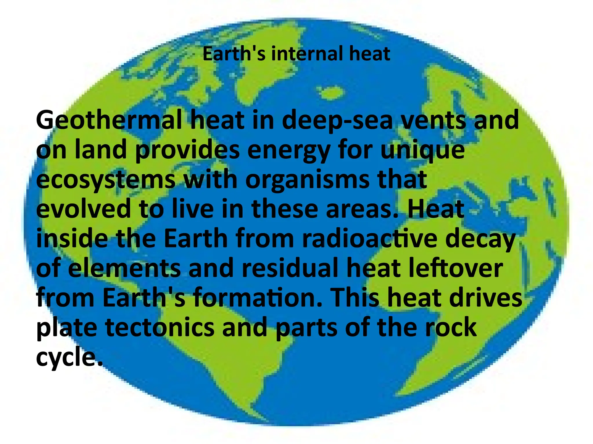 Earth and life SCIENCE THE EARTH INTERNAL HEART | PPTX
