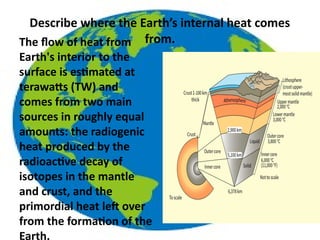 Earth and life SCIENCE THE EARTH INTERNAL HEART | PPTX