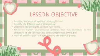 EARTH AND LIFE SCI. Formation of rocks layers | PPTX