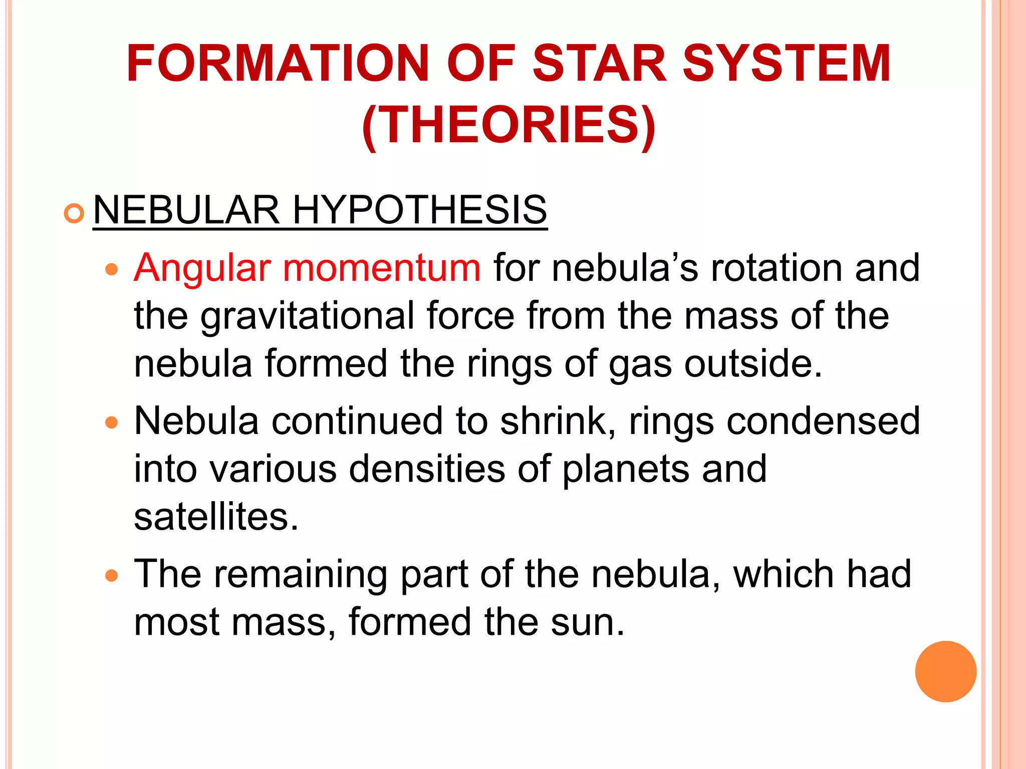 Earth and life Science (Origin of the Universe and Star System, Earth ...