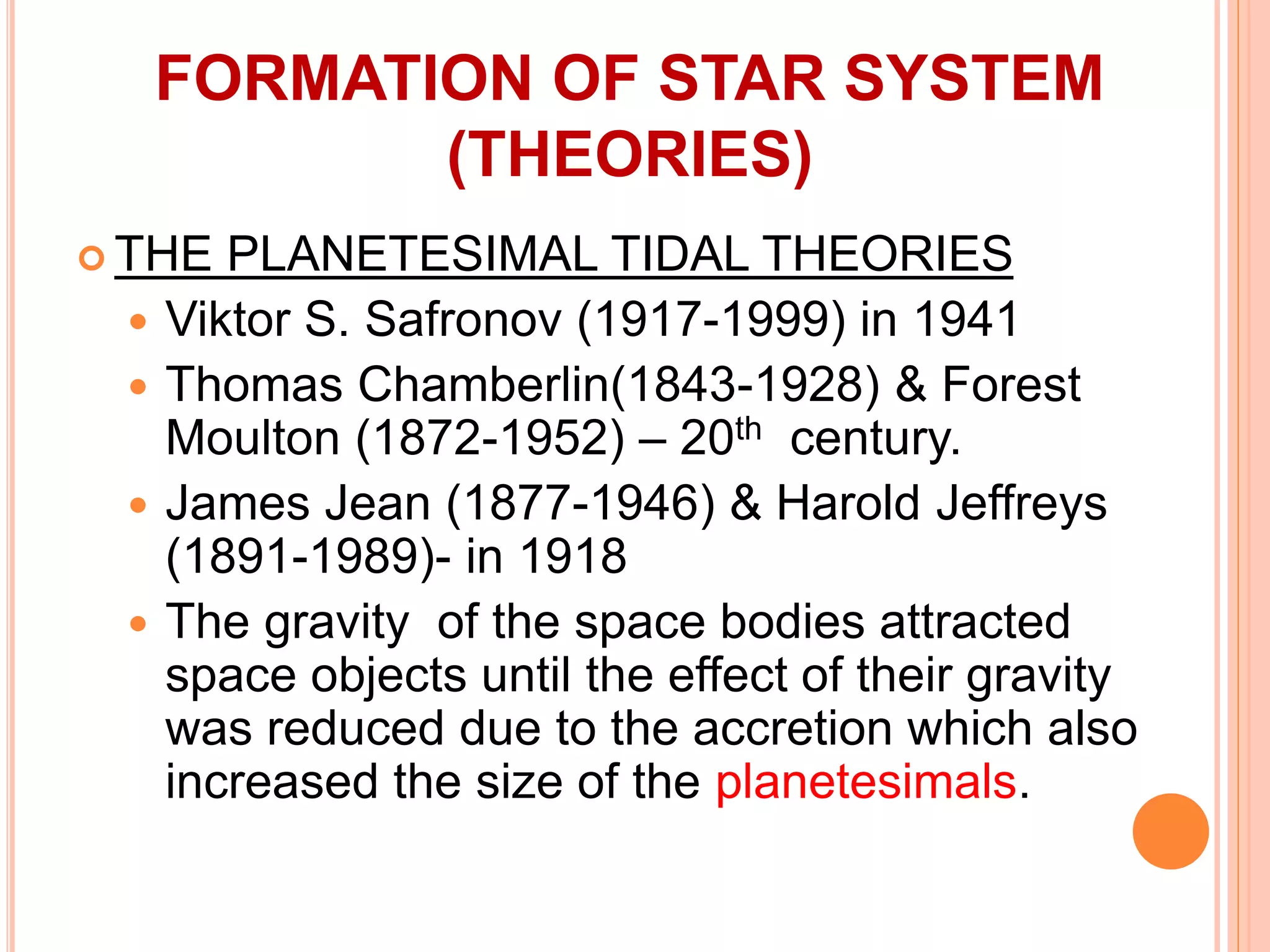 Earth and life Science (Origin of the Universe and Star System, Earth ...