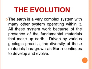 Earth and life Science (Origin of the Universe and Star System, Earth ...