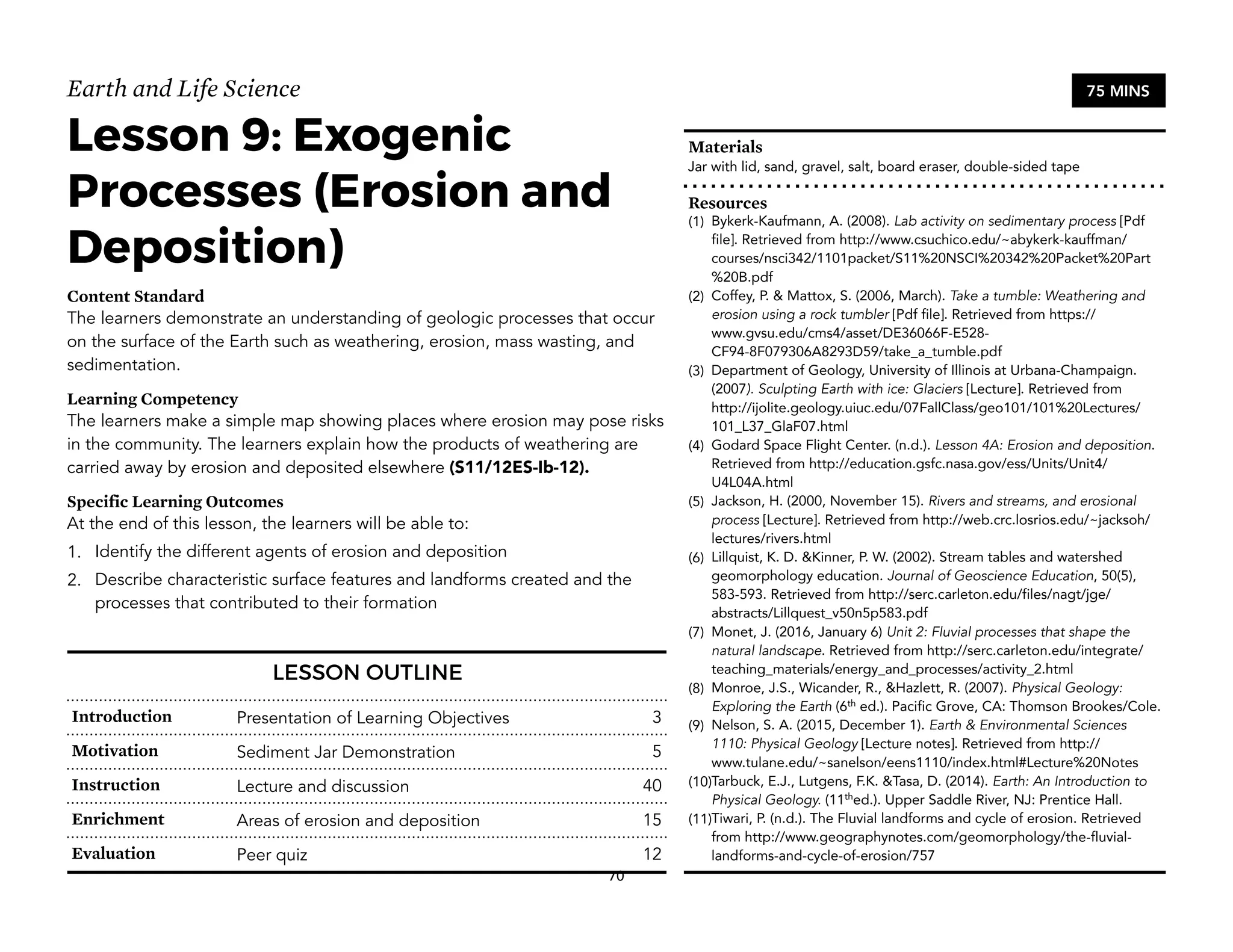 EARTH AND LIFE SCIENCE .pdf SHS MDOULE AND GUIDE | PDF