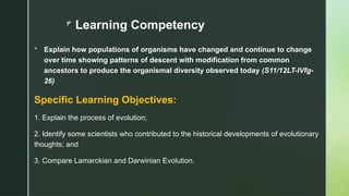 EARTH AND LIFE SCIENCE powerpoint presentation | PPTX