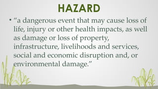 EARTH AND LIFE SCIENCE-LESSON-8. NATURAL HAZARDS | PPTX