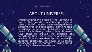 Earth and Life Science - Lesson 1 Theories of the Universe.pptx