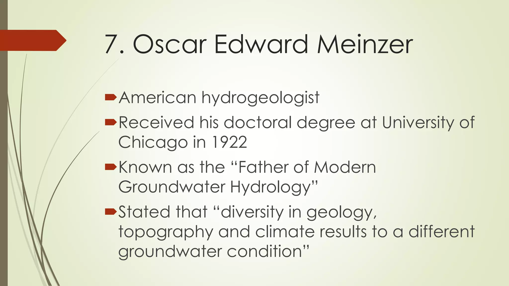 Earth and Life Science - Personalities who contributed in the Fields of ...