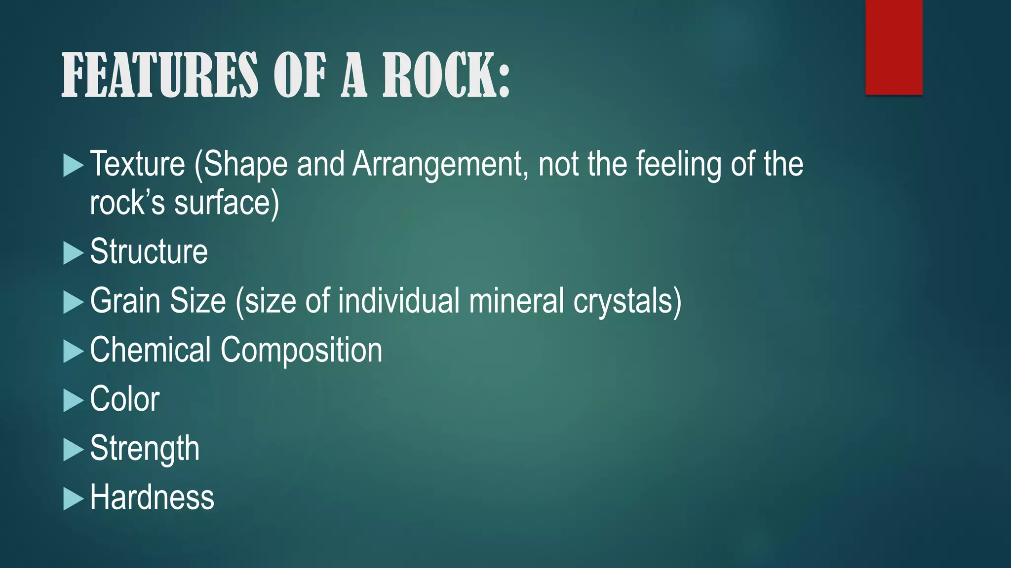 Earth and Life Science - Rocks | PDF
