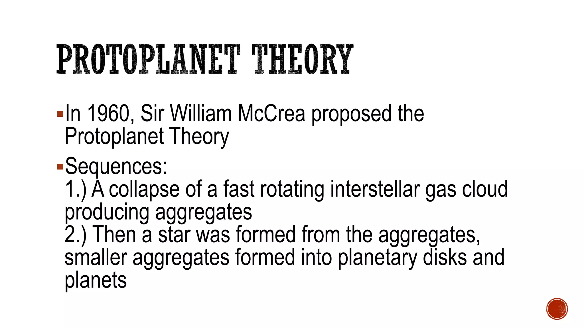Earth and Life Science - Theories on the Origin of the Solar System | PDF